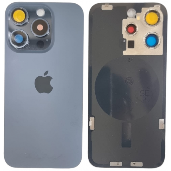 Tapa trasera IPhone 15 Pro Max *TITANIO AZUL*